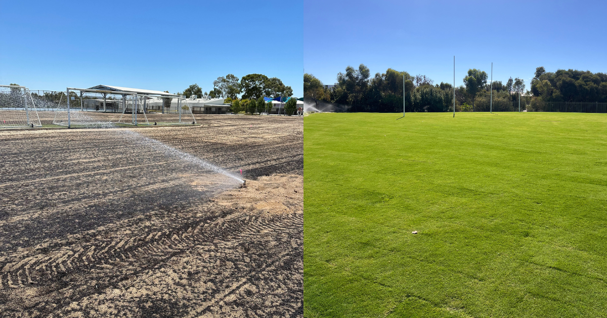 Lawn Doctor Brings ‘Tuf’ New Turf to WA Schools - Lawn Solutions Australia